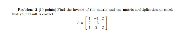 Solved Problem 1 [10 points] Solve the system using Gaussian | Chegg.com