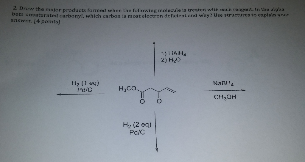 Solved Draw the major products formed when the following | Chegg.com