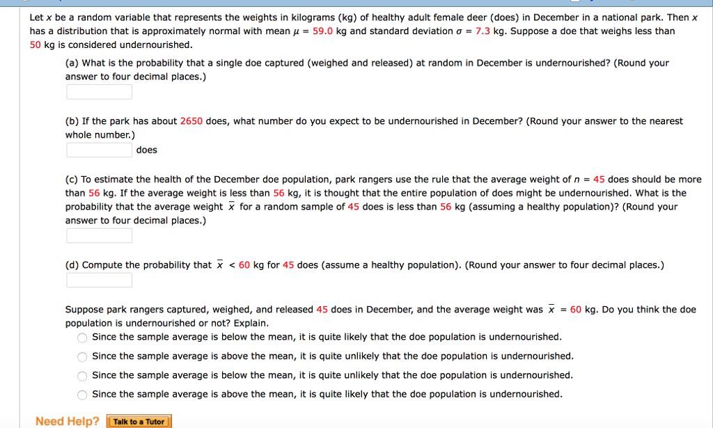 Solved Let X Be A Random Variable That Represents The