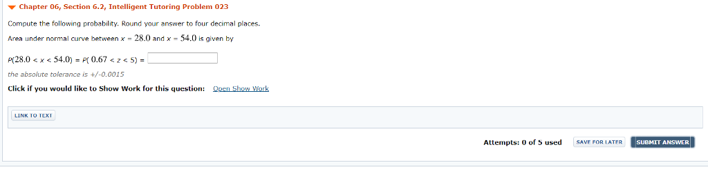Solved Chapter 06, Section 6.2, Intelligent Tutoring Problem | Chegg.com