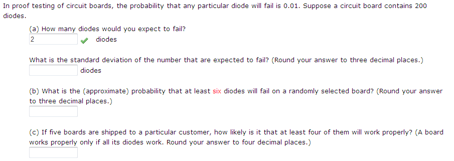 Solved In proof testing of circuit boards, the probability | Chegg.com