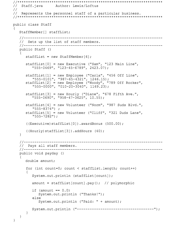 Solved 1. Another Type of Employee The files Firm,java, | Chegg.com