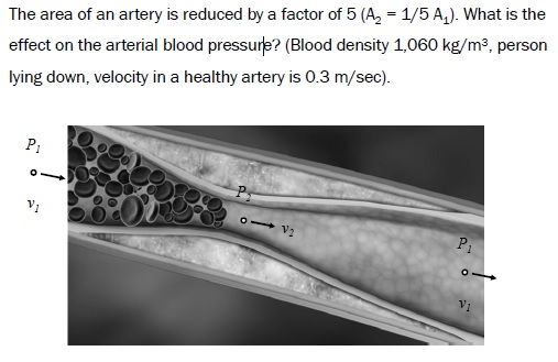 Solved The Area Of An Artery Is Reduced By A Factor Of 5 A2 Chegg solved-the-area-of-an-artery-is-reduced-by-a-factor-of-5-a2-chegg