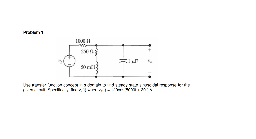 Solved Use transfer function concept in s-domain to find | Chegg.com