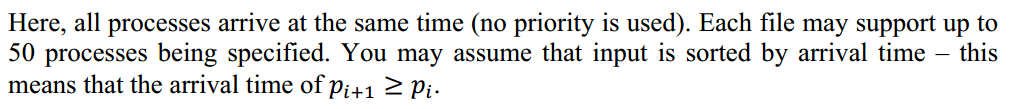 Solved Wrtie C program for a scheduler using either FIFO, | Chegg.com