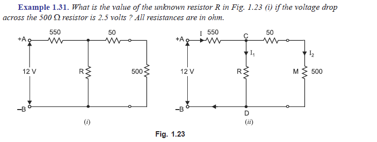 Solved Example 1.31. What is the value of the unknown | Chegg.com