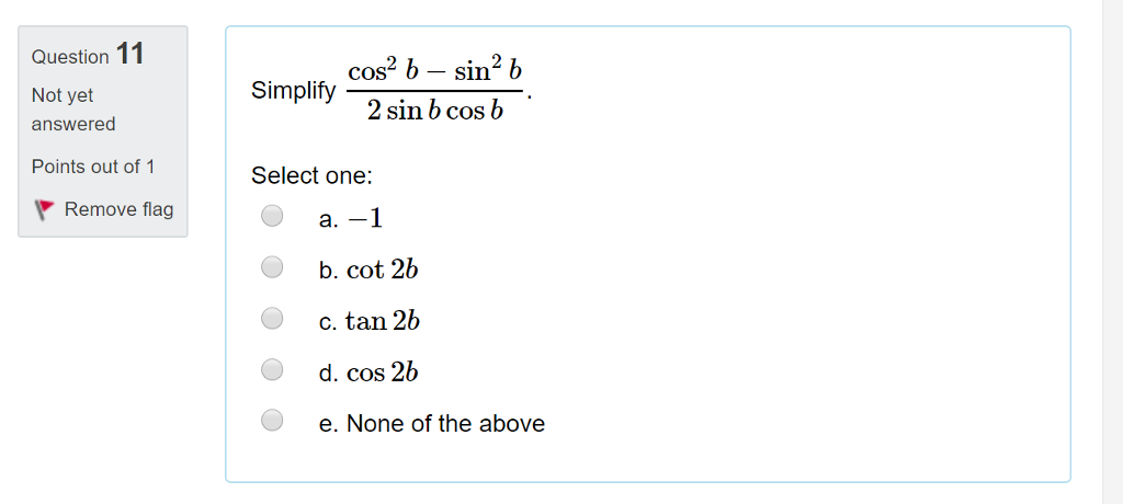Solved Question IZ 4 Not yet answered If cosp with p in | Chegg.com