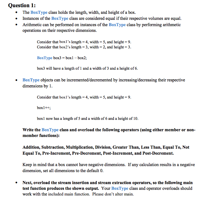 Solved Objectives 1 Understanding Operator Overloading In