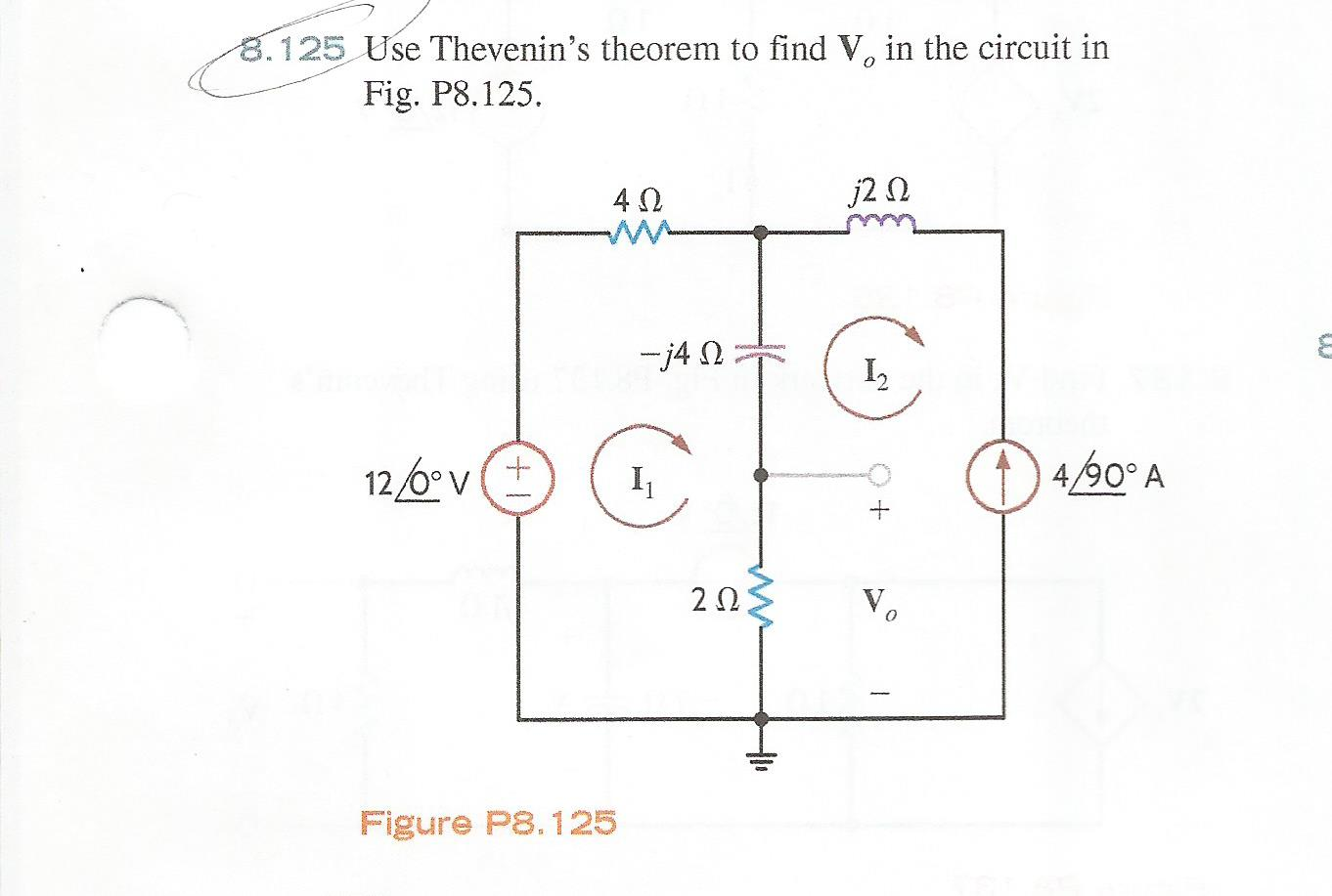 Solved Use Thevenin's theorem to find V_0 in the circuit in | Chegg.com