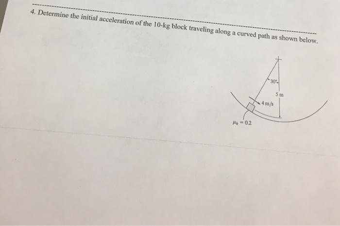 Solved Determine the initial acceleration of the 10-kg block | Chegg.com