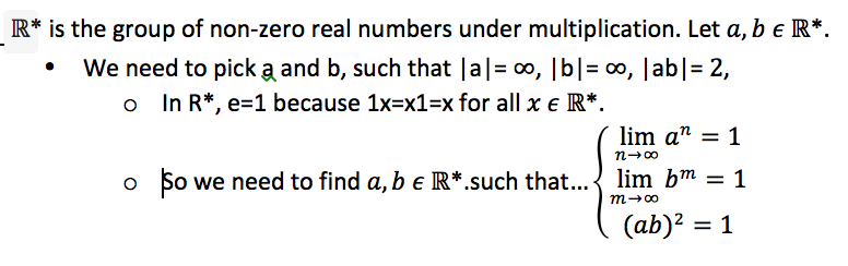 Solved R* is the group of non-zero real numbers under | Chegg.com