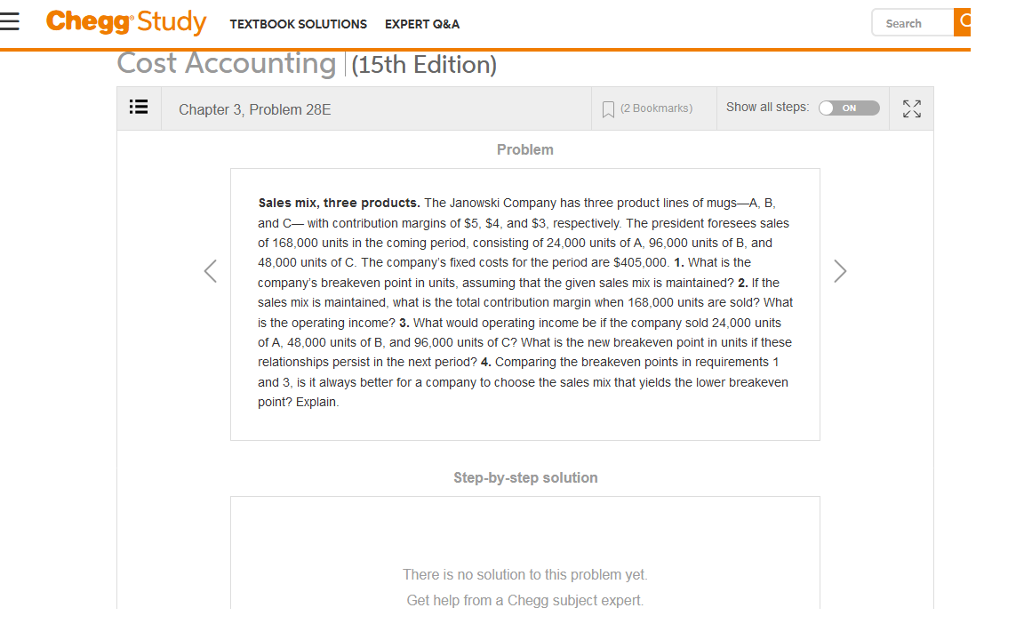 Accounting Archive | September 18, 2017 | Chegg.com