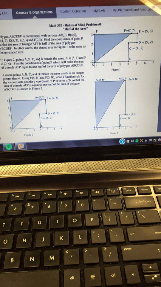 Solved Polygon ABCDEF is constructed with vertices A(0,0), | Chegg.com