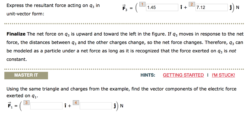 Solved Example 23.2 Find the Resultant Force Consider three | Chegg.com