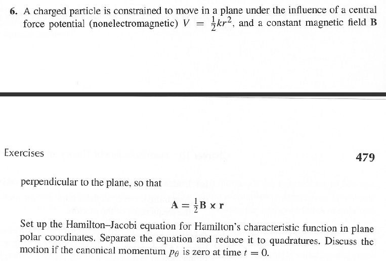 Solved A charged particle is constrained to move in a plane | Chegg.com