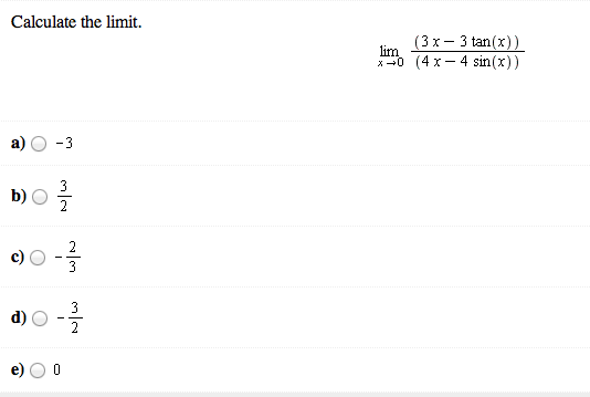 Solved Calculate the limit. Lim 12x - 1/x 1 ln(12) -1 0 | Chegg.com