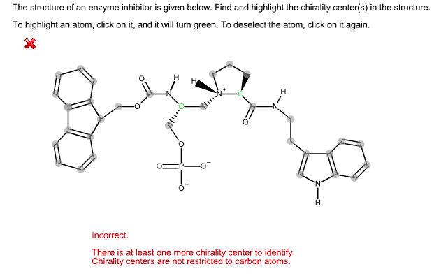 Solved The structure of an enzyme inhibitor is given below. | Chegg.com