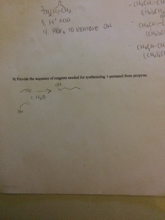 Solved Provide the sequence of reagents needed for | Chegg.com