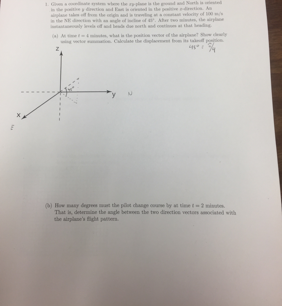Solved (c) Determine the equation of the plane that the | Chegg.com