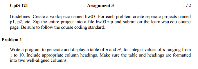 Solved Guidelines: Create a workspace named hw03. For each | Chegg.com