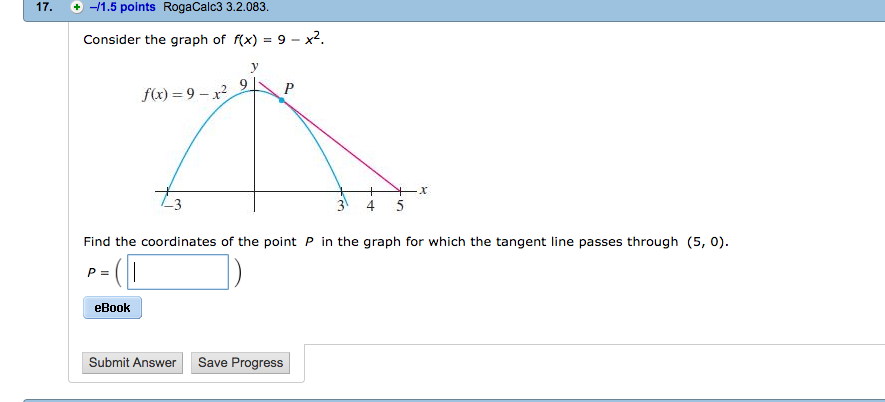 Solved Consider the graph of f(x) = 9 - x^2. f(x) = 9 - x^2 | Chegg.com