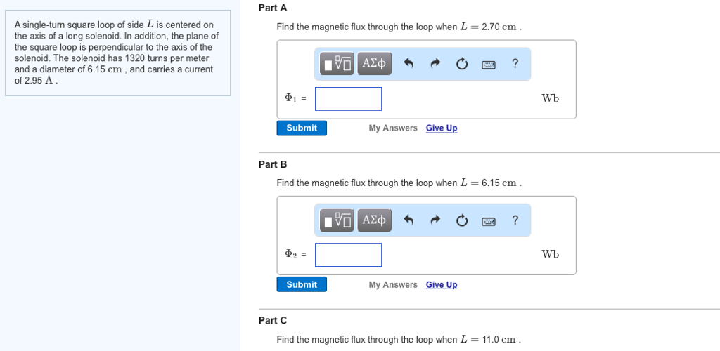 Solved A single-turn square loop of side L is centered on | Chegg.com