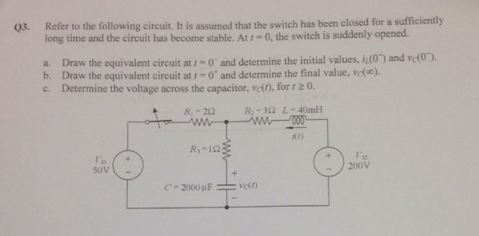 Solved Refer to the following circuit. It is assumed that | Chegg.com