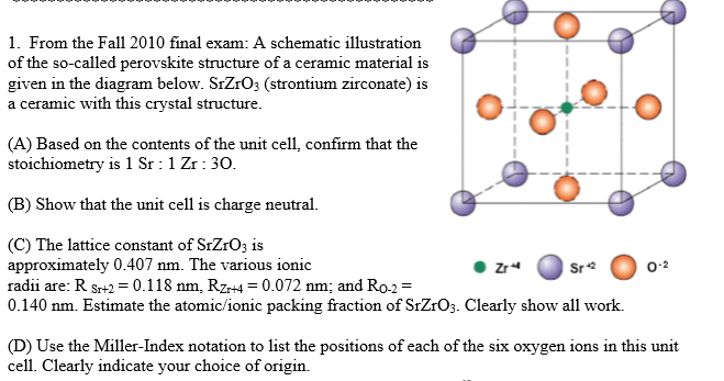 1. From the Fall 2010 final exam: A schematic | Chegg.com