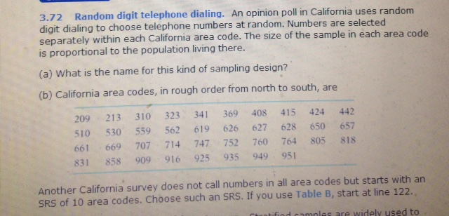 Solved Random digit telephone dialing. An opinion poll in | Chegg.com