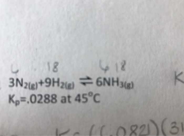 Solved Find the Kc or Kp values for each of the reactions | Chegg.com