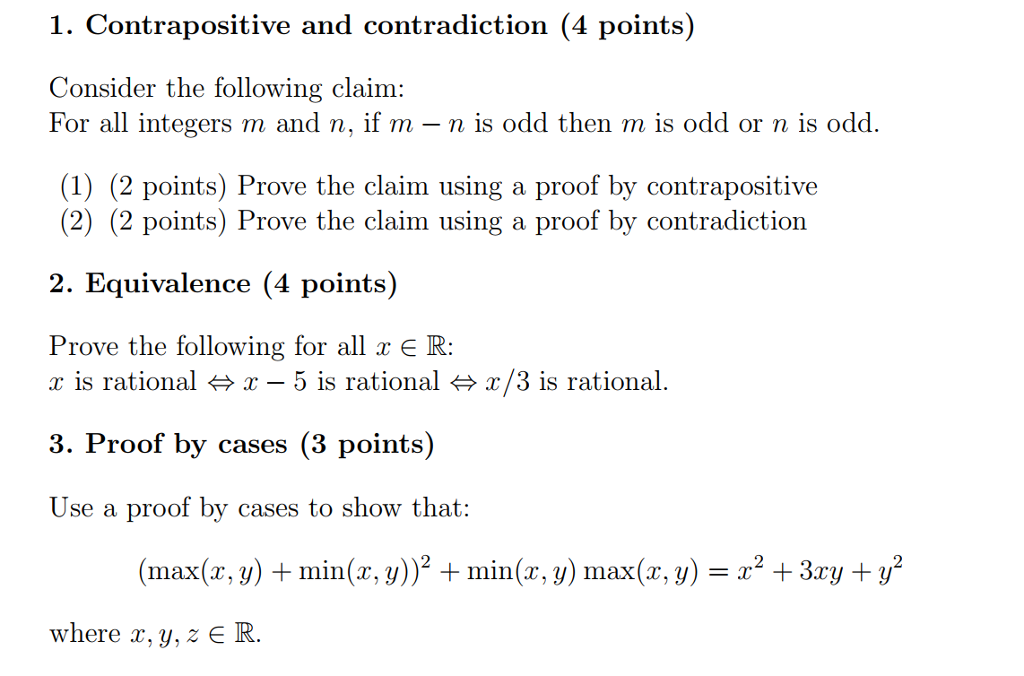 Solved: Annotate All Your Proofs With Comments/text In Ord... | Chegg.com