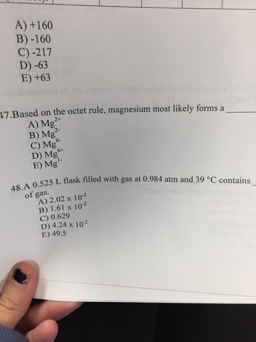 Solved Based on the octet rule, magnesium most likely forms | Chegg.com