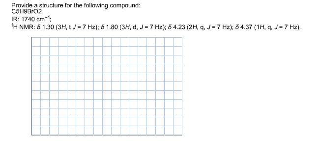 Solved Provide a structure for the following compound: | Chegg.com