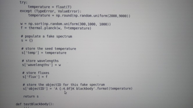 Solved 7, (10%) Using the blackbody module, generate a | Chegg.com