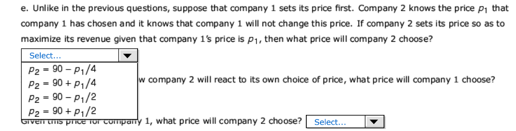 Solved 1. A Bertrand duopoly Two software companies sell | Chegg.com
