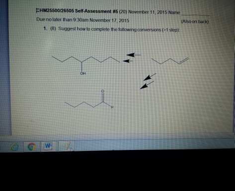 Solved Suggest how to complete the following conversions. | Chegg.com
