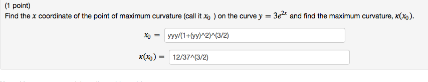 Solved Find the x coordinate of the point of maximum | Chegg.com
