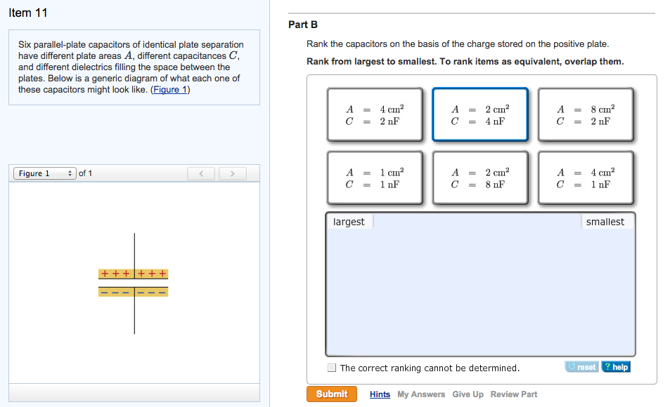Six parallel-plate capacitors of identical plate | Chegg.com