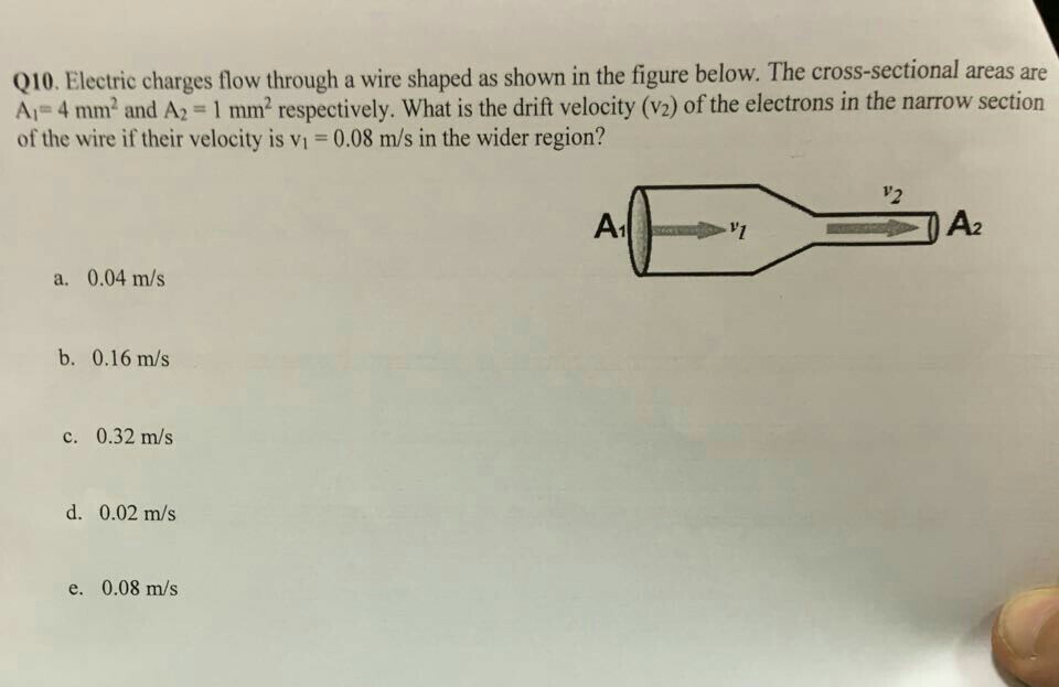 Solved 010. Electrie charges flow through a wire shaped as | Chegg.com