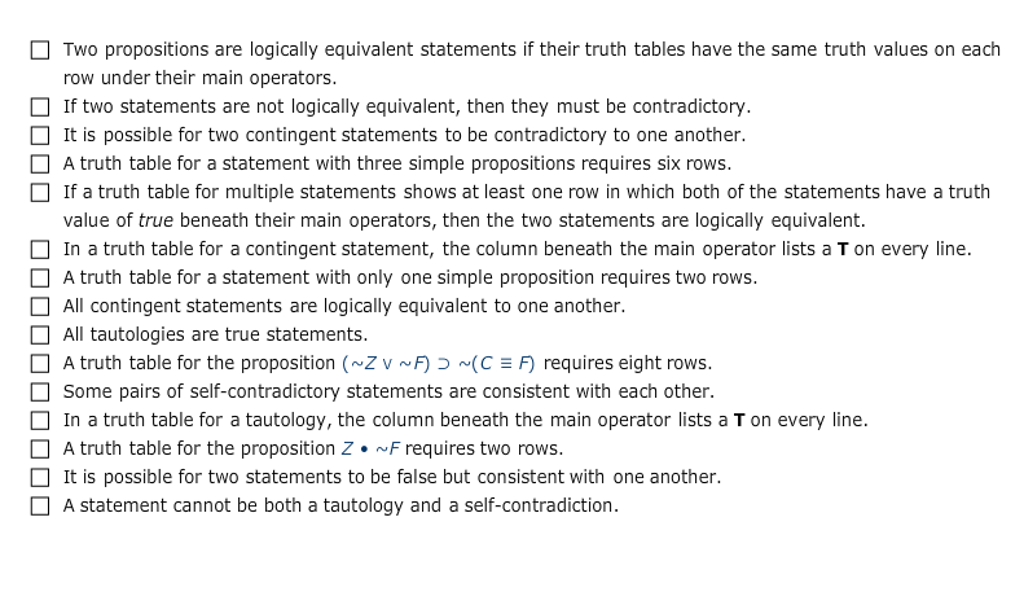 Solved Two propositions are logically equivalent statements | Chegg.com Solved Two propositions are logically equivalent statements | Chegg.com