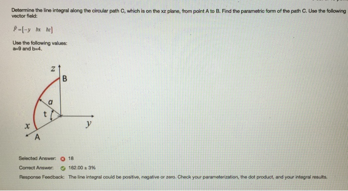 Solved Determine the line integral along the straight line C | Chegg.com