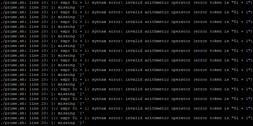 Solved Please help me fix these shell script errors | Chegg.com