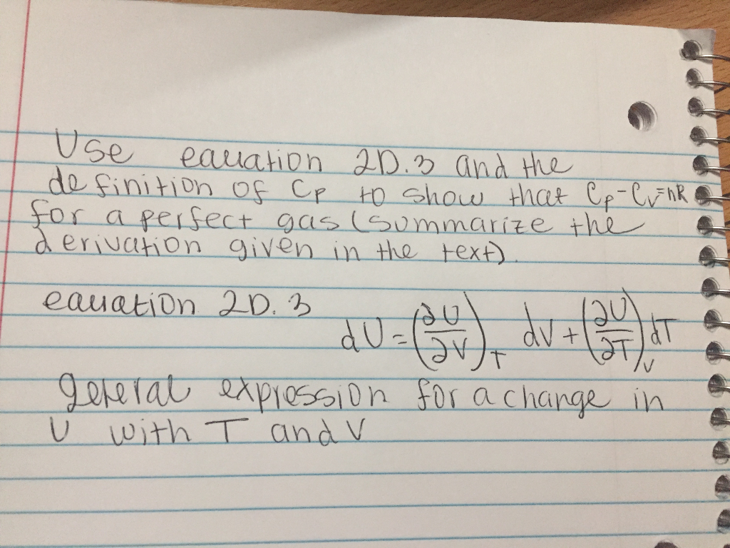 Solved Use equation 2D.3 and the de finite of Cr to show | Chegg.com
