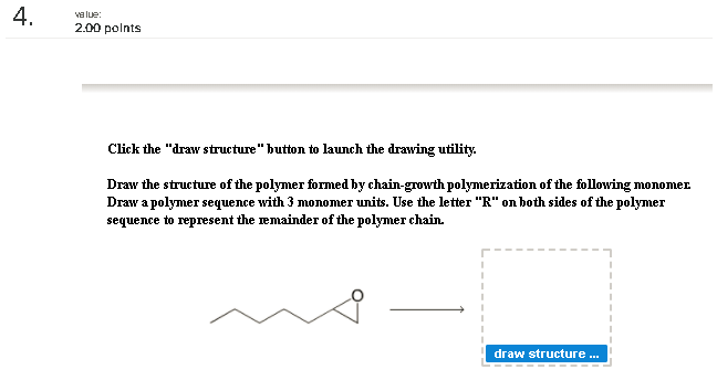 Solved Draw the structure of the polymer formed by | Chegg.com