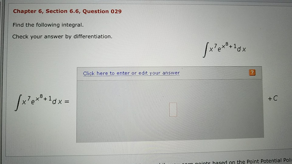 Solved Chapter 6, Section 6.6, Question 029 Find the | Chegg.com
