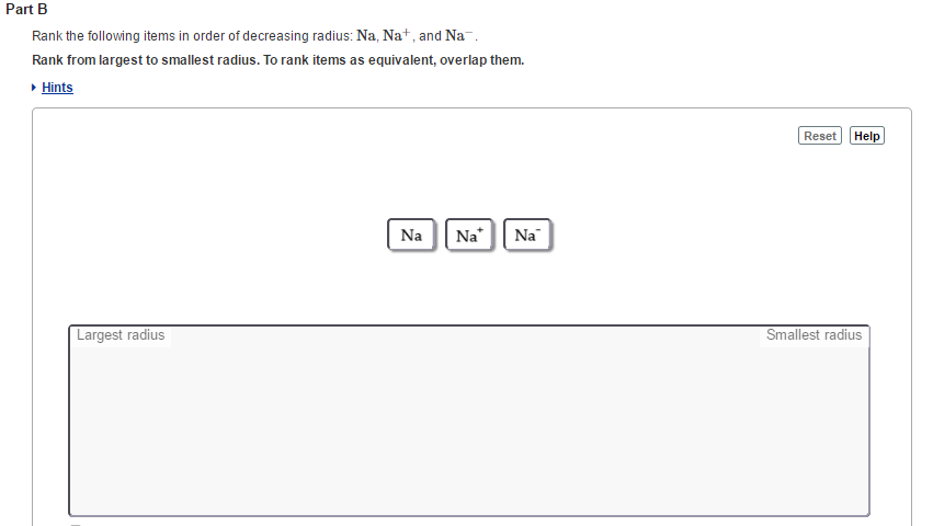 Solved Part A Consider The Following Element Combinations 0547