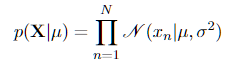 Solved Assuming a univariate Gaussian data likelihood given | Chegg.com