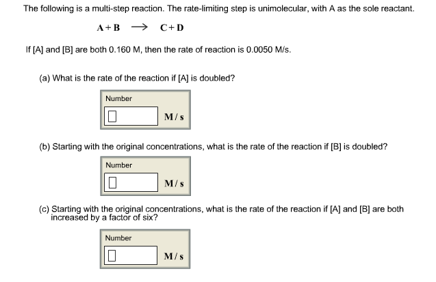 Solved The following is a multi-step reaction. The | Chegg.com