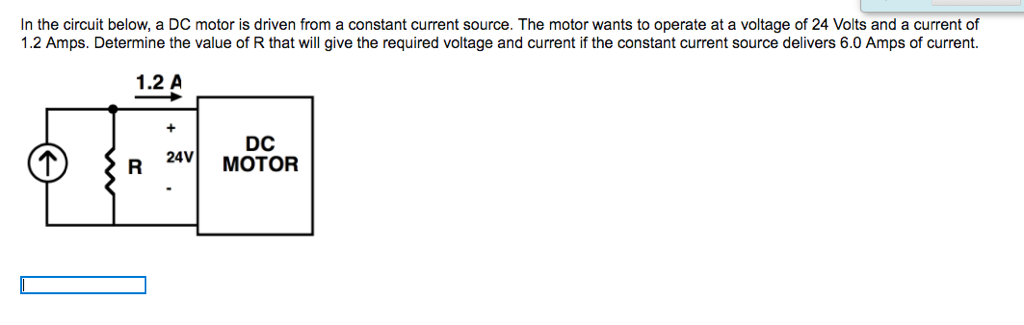Solved In the circuit below, a DC motor is driven from a | Chegg.com