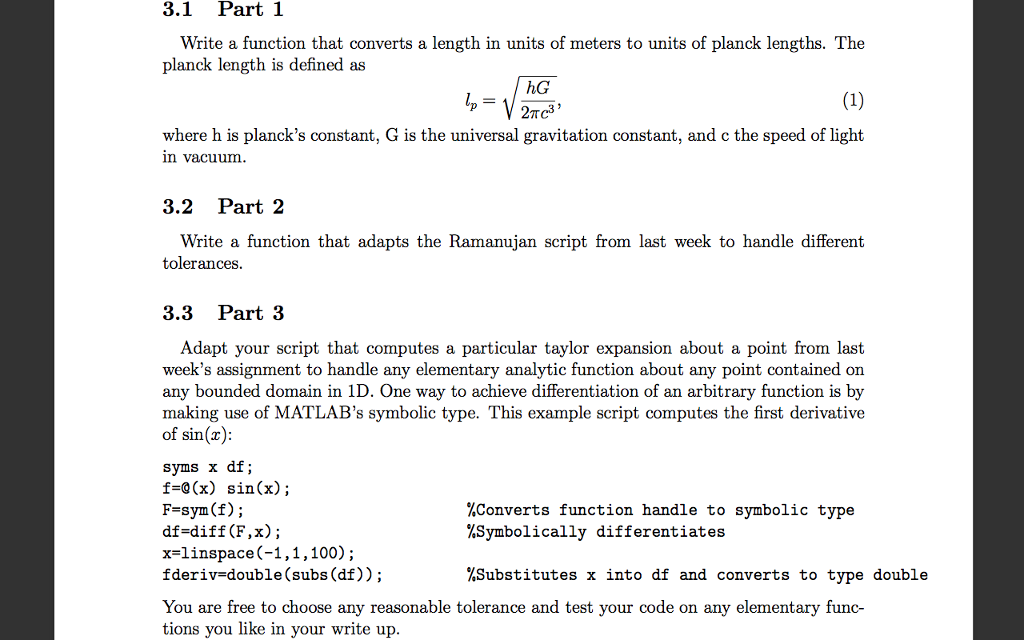 Solved 3.1 Part 1 Write a function that converts a length in | Chegg.com